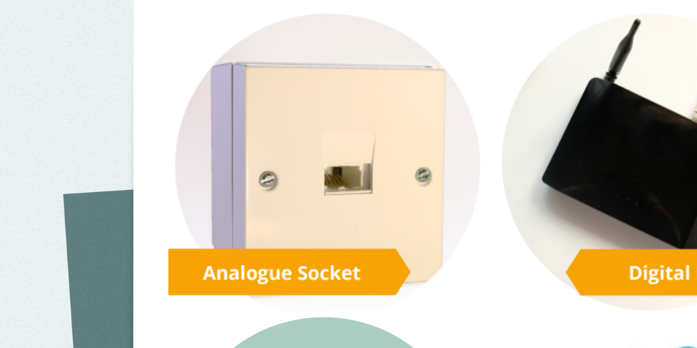 analogue socket and digital router